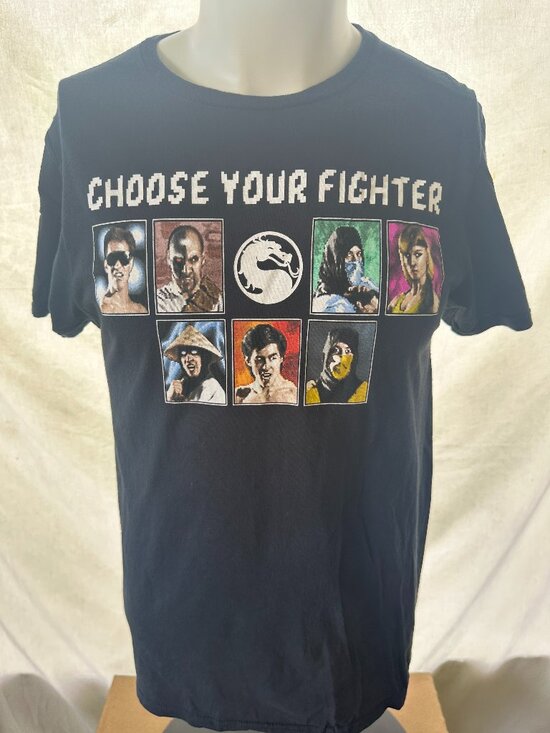 MAD Engine | Shirts | Mortal Kombat Choose Your Fighter Mens Black T ...